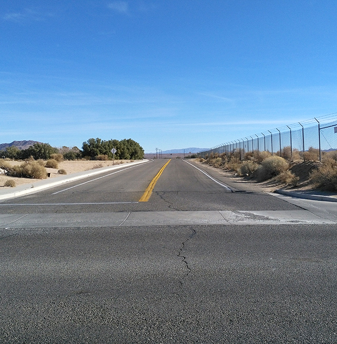 Desert highways stretch toward endless possibilities and surprisingly affordable new beginnings in California.