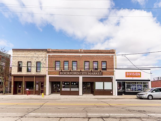 Rockford City Market's historic brick facade houses modern delights. This isn't just shopping&mdash;it's a community celebration wrapped in architectural charm.