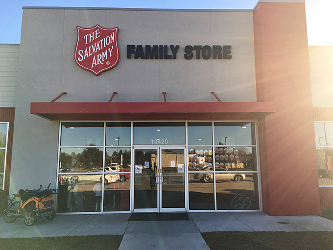 The Salvation Army's clean storefront hides a wonderland of pre-loved treasures waiting for their second act.