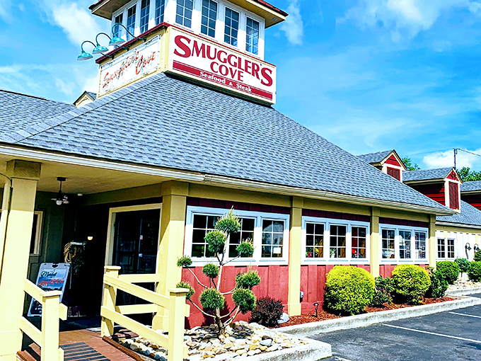 That cheerful yellow exterior promises the kind of comfort food that makes any day brighter.