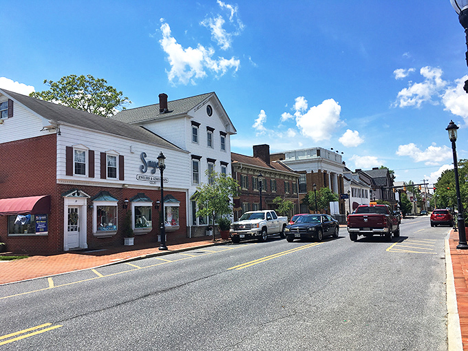 Smyrna's main street moves slower than dial-up internet, and that's perfectly fine here.