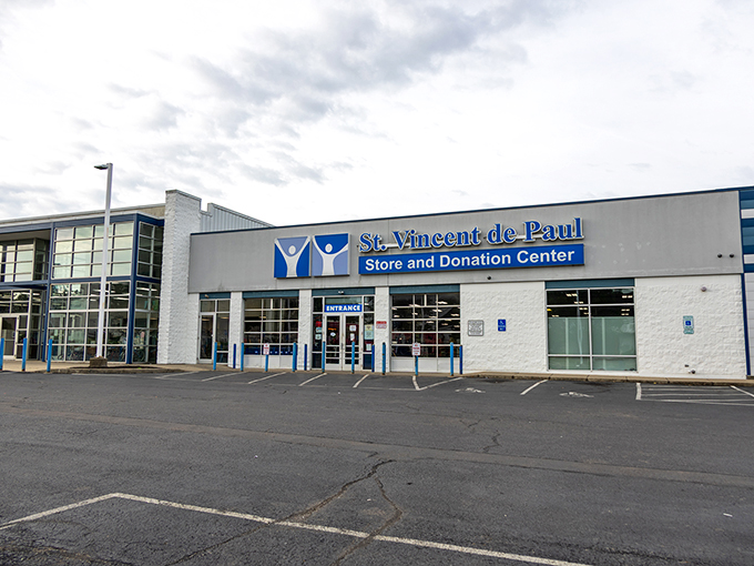 St. Vincent de Paul's modern facade hides a wonderland of pre-loved treasures waiting for their second act.