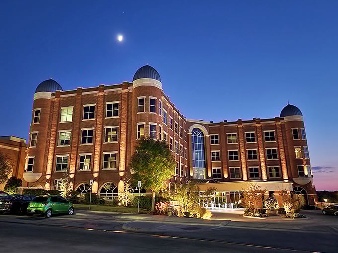 Sulphur's elegant architecture hints at its spa town history, offering beauty and affordability in equal measure.