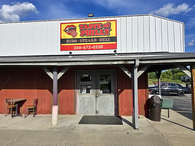 Taste of Philly: This little red barn isn't hiding horses&mdash;it's hiding Philadelphia's greatest export since the Liberty Bell: authentic cheesesteaks!