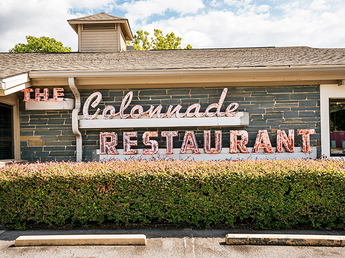 The Colonnade's vintage sign has been Atlanta's comfort food bat signal for generations. Your diet doesn't stand a chance.