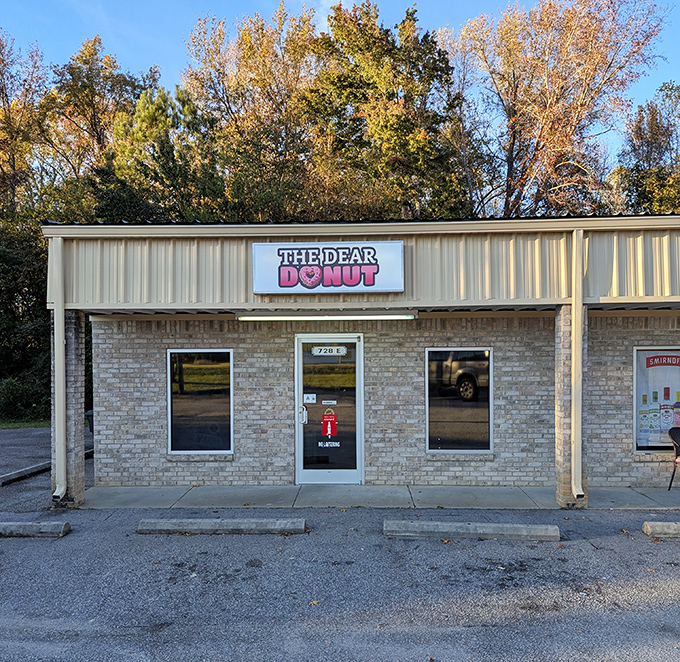 The Dear Donut's simple brick exterior hides big flavors that'll make you wonder why you ever went anywhere else.