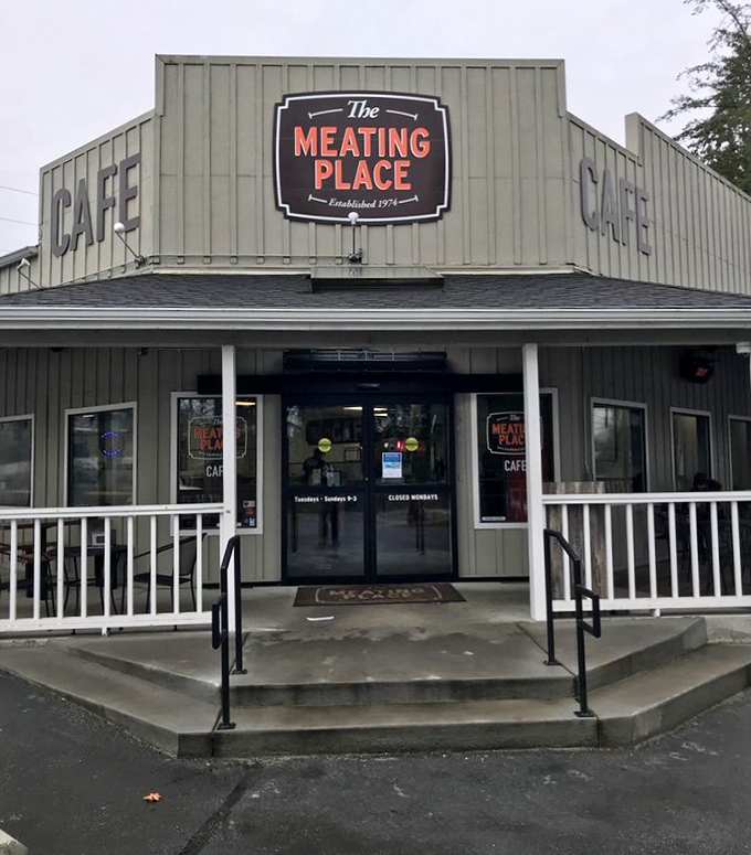 "The Meating Place" - finally, a deli that tells it like it is. 