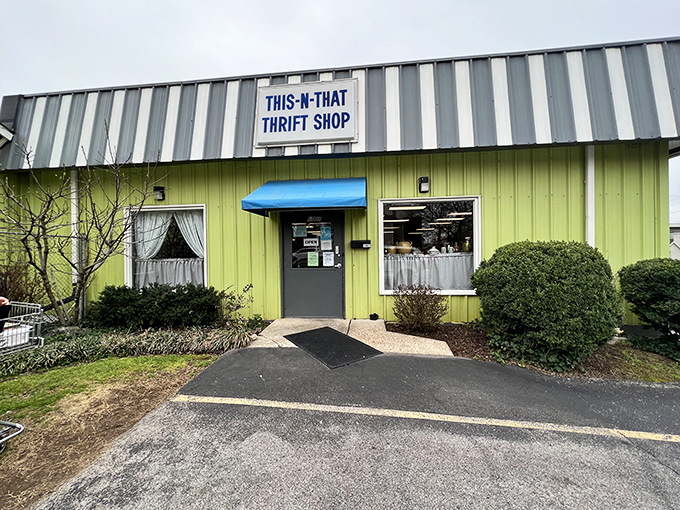 This-N-That's charming green exterior is like a leprechaun promising pots of bargain gold inside.