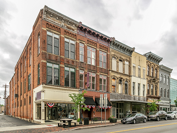 Tiffin's historic downtown feels like stepping into a Norman Rockwell painting come to life beautifully.