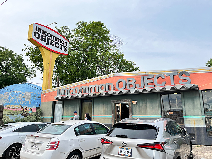 Uncommon Objects lives up to its name with that eye-catching facade. Austin keeps it weird, and this place keeps it wonderfully, gloriously unusual!