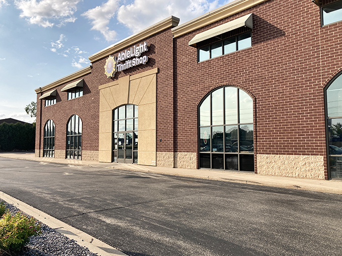 Those large windows invite natural light and savvy shoppers into a world of carefully curated secondhand finds.