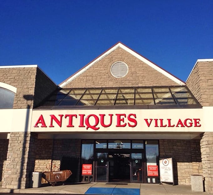 When "Antiques Village" is your name, you better deliver on the promise of small-town charm.