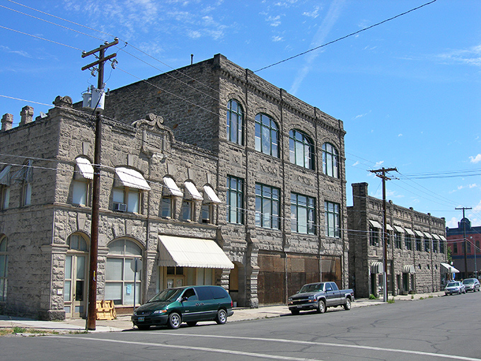 Baker City’s historic stone buildings line the streets with timeless character, showcasing the community’s charm, resilience, and welcoming small-town spirit.