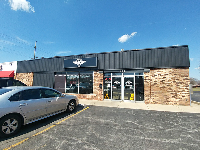 Clean lines and simple signage prove that great barbecue doesn't need fancy packaging, just passionate pit masters working.