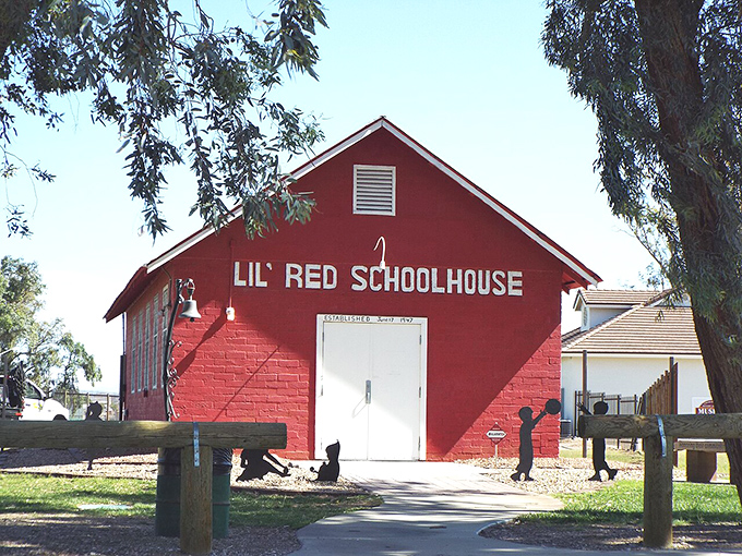 The little red schoolhouse reminds us that the best lessons in life often come in small, affordable packages. 