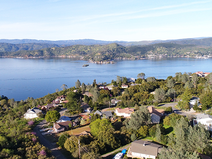 Living by the lake means your backyard entertainment never gets old - just like a good fishing story.