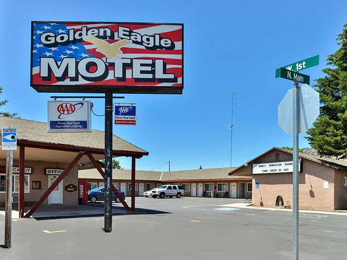Small-town motels like this are the unsung heroes of retirement road trips &ndash; affordable, friendly, and blissfully quiet.