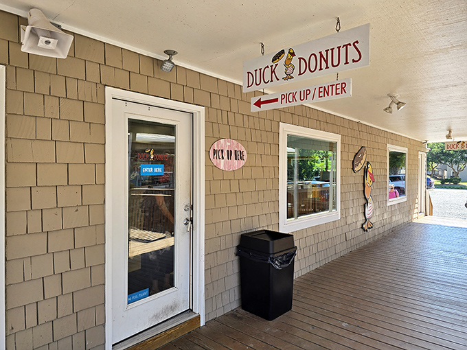 Covered porches and fresh donuts - because sometimes the simplest combinations create the most lasting memories.
