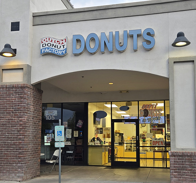 The welcoming storefront invites you in like a warm hug from your favorite aunt. 