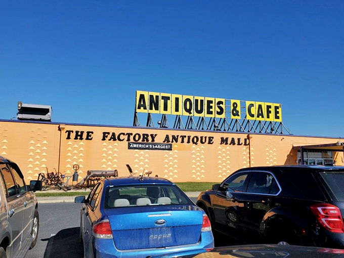 When antiques meet cafe culture, shopping becomes a delightfully leisurely affair with built-in snack breaks.