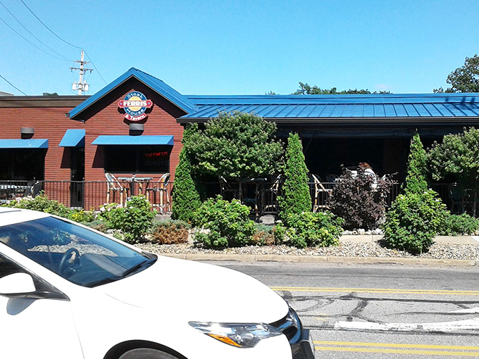 That blue awning might as well say "Steak Nirvana This Way." Ferris combines family-restaurant charm with serious beef credentials.