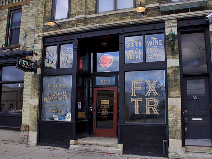 The understated storefront perfectly matches the unpretentious excellence found inside these walls.