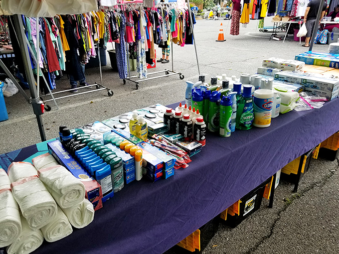 Everyday essentials meet unexpected treasures. St. Mark's outdoor market creates a colorful patchwork of possibilities.