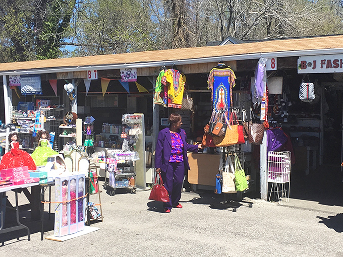 The sprawling interior houses hundreds of vendors selling everything from electronics to international foods.
