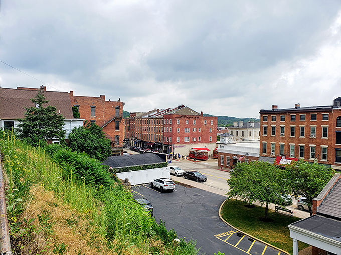 Hills, rooftops, and red brick&mdash;it&rsquo;s like a quilt of local pride stitched together with charm.