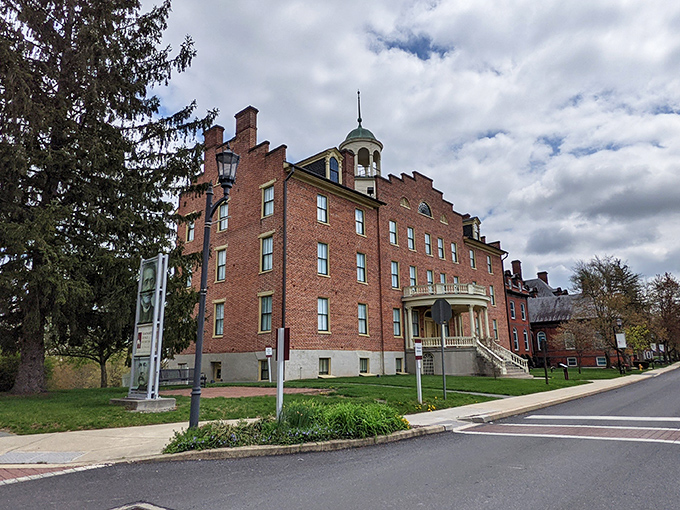 Historic buildings stand as silent witnesses to America's most pivotal moments, now hosting peaceful daily routines.