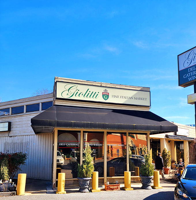 The Italian market of your dreams exists in Annapolis. That awning might as well be a portal to Sicily.