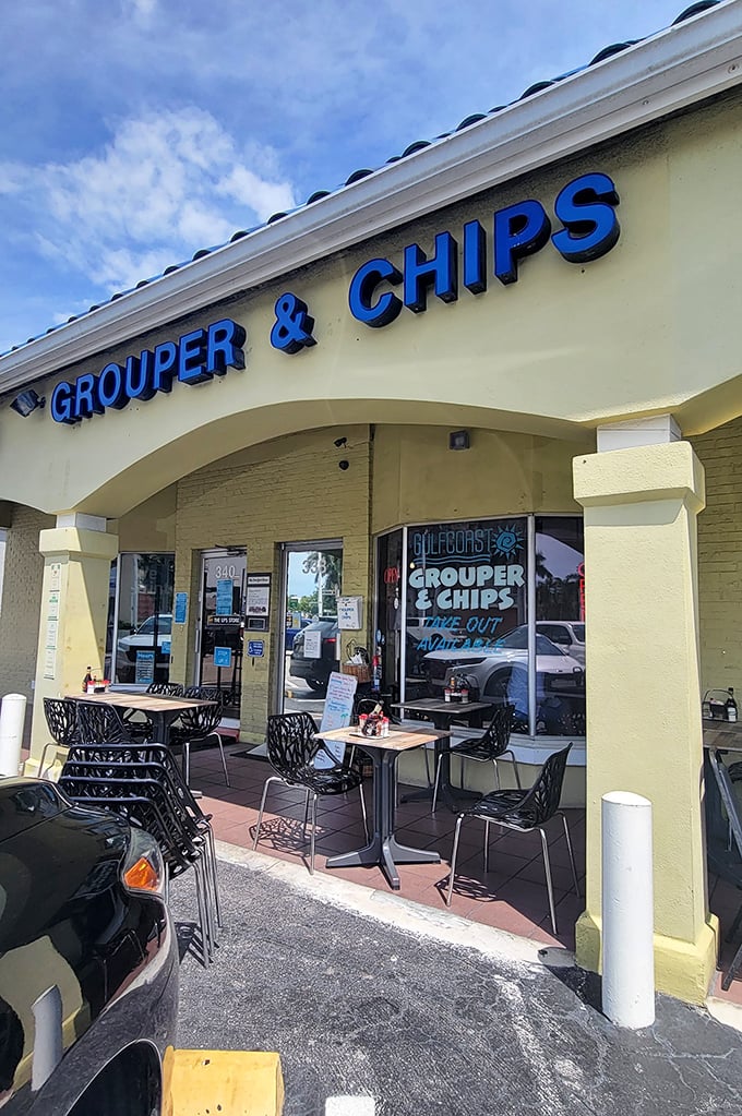 Those outdoor tables might look simple, but they've hosted more seafood epiphanies than fancy white tablecloths ever could.