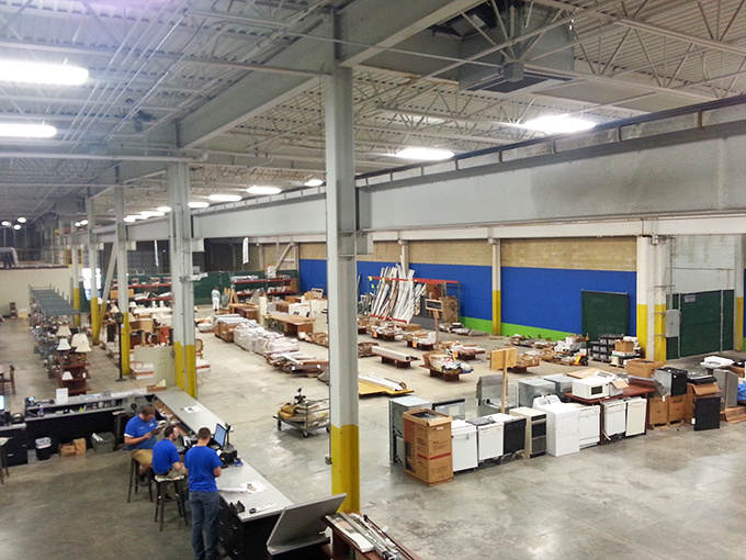 Inside this organized paradise, every rack holds potential for your next favorite outfit.