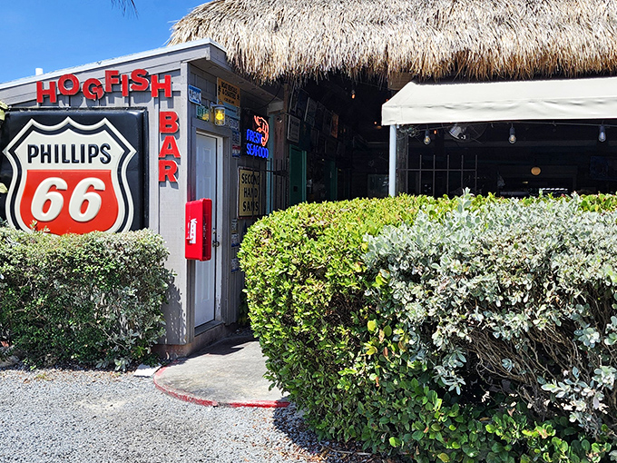 Under this tiki hut, seafood magic happens daily &ndash; no wands required, just fresh fish and skilled hands.