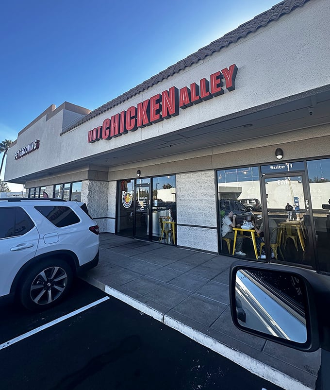 Don't judge this book by its cover - inside lies some seriously spicy chicken perfection.