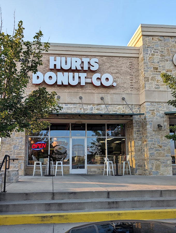 The understated exterior of Hurts Donut Co. is the Clark Kent to the Superman-sized flavors waiting inside.