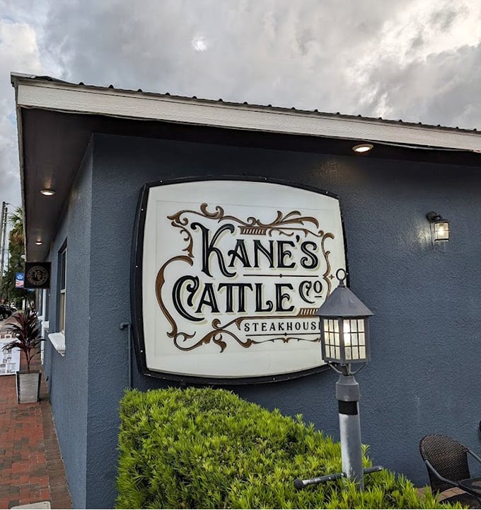 Rustic charm meets ribeye heaven in a dining room that feels like your favorite uncle's house. 