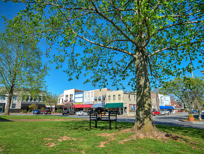 Small-town squares like Lawrenceburg's remind us that the good life doesn't require a fortune.