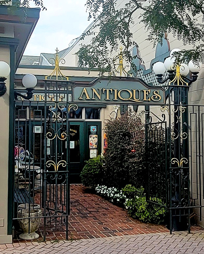 Those brick pathways lead to more than just shopping - they lead to discovery.