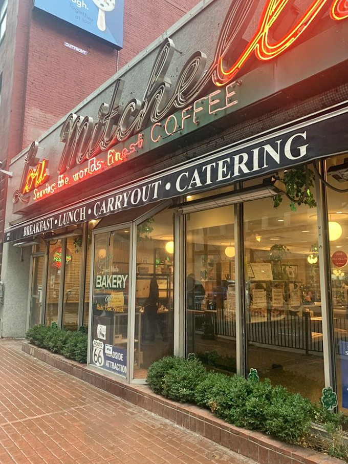 Classic red neon and vintage charm - Lou Mitchell's knows how to welcome guests.