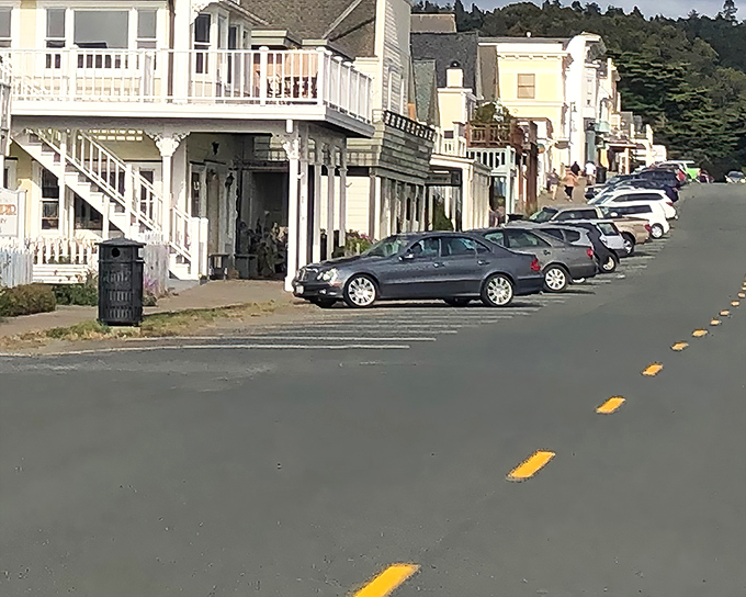Mendocino's weathered buildings tell tales of sea captains and lumber barons from yesteryear.