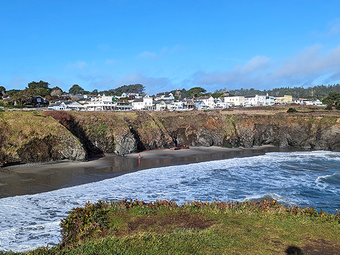 Those cliffs mean business! Mendocino perches on the edge like California's answer to an Irish coastal village.