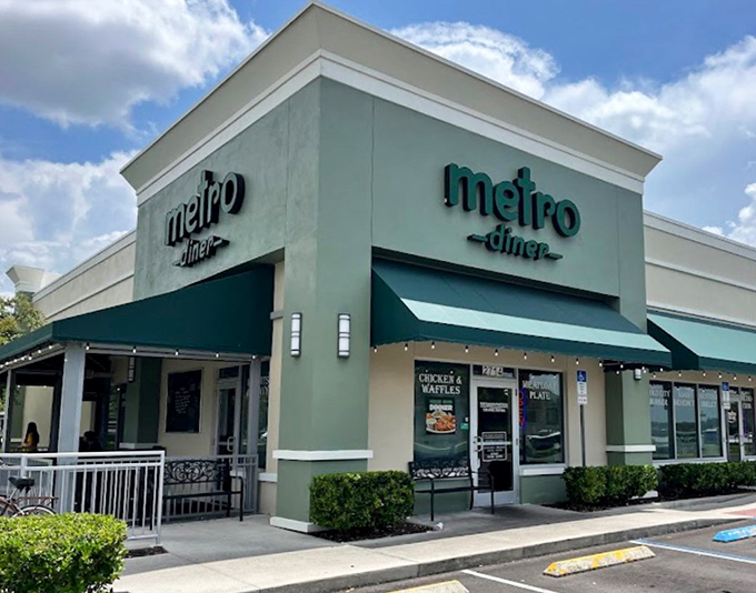 That fresh, inviting exterior hints at the comfort food magic happening inside these consistently excellent kitchens across Florida.