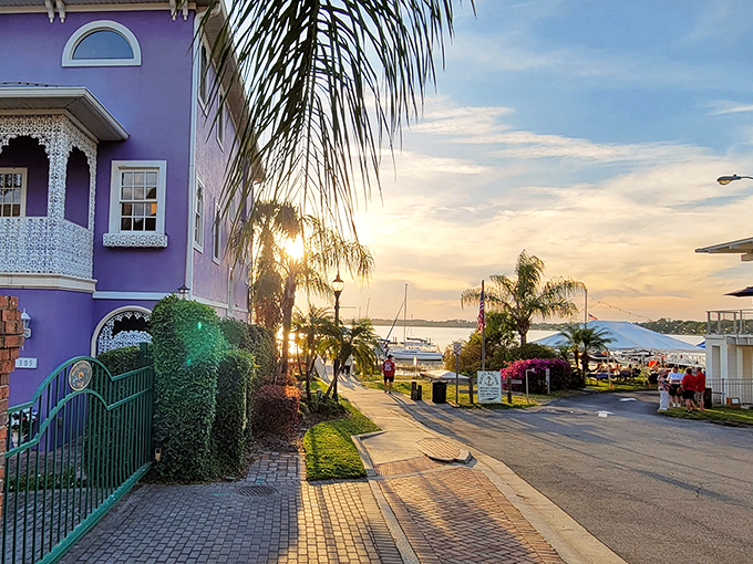 Brick streets and charming storefronts that make you want to open an antique shop just as an excuse to stay.