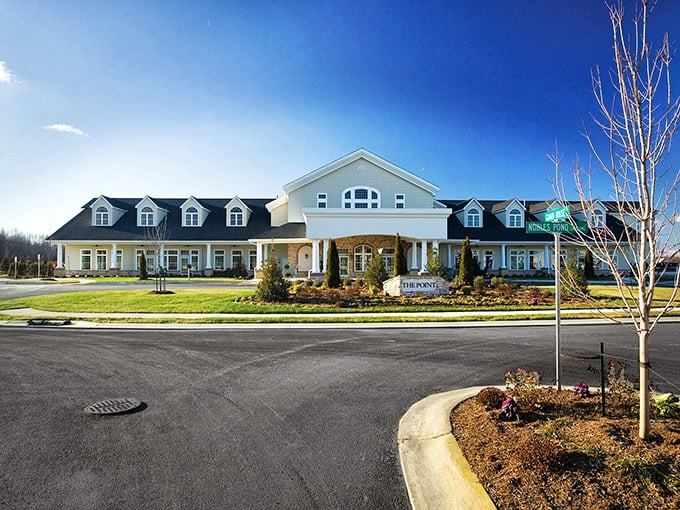 Community clubhouse or country manor? The Point at Noble's Pond offers grand architecture without the grand maintenance headaches you'd have on your own.