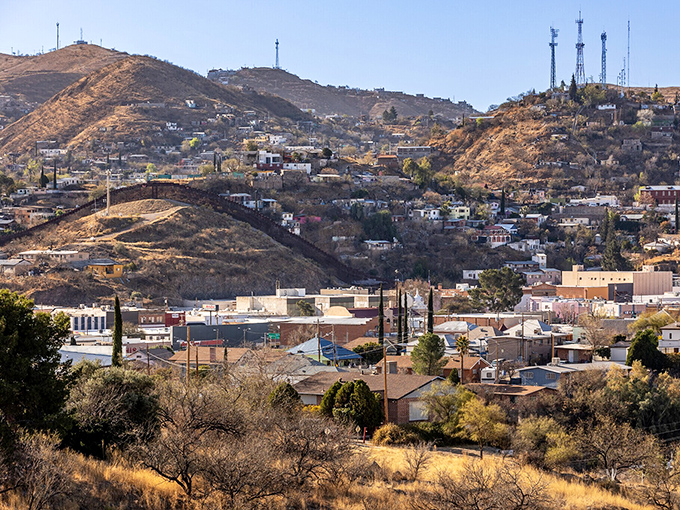 These rolling hills frame Nogales like a postcard, where border living means double the culture at half the cost.