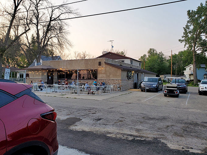 Lakeside dining transforms a simple steak dinner into an unforgettable Wisconsin memory.