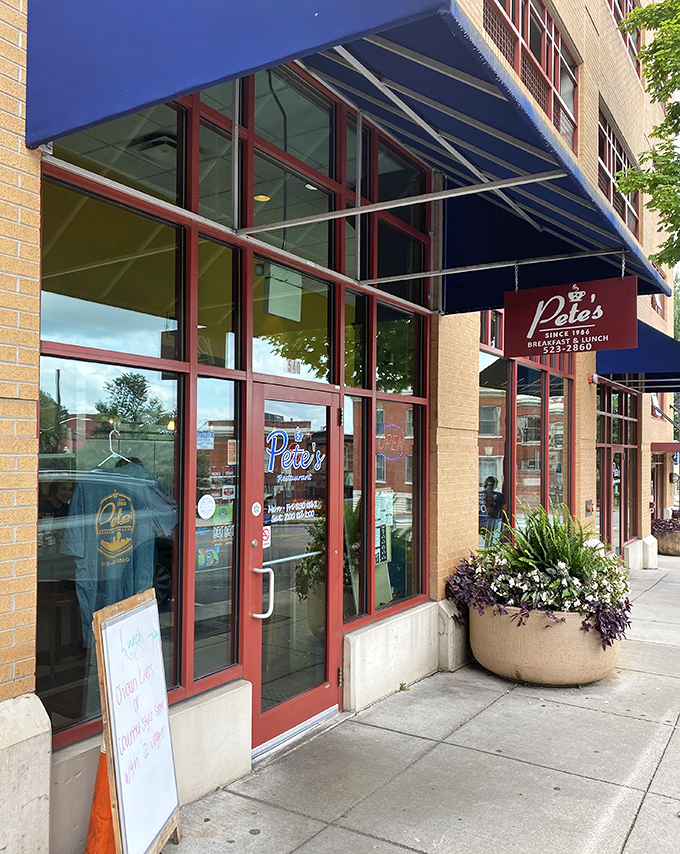 The simple storefront of Pete's hides culinary treasures inside &ndash; like finding a secret breakfast club in plain sight.