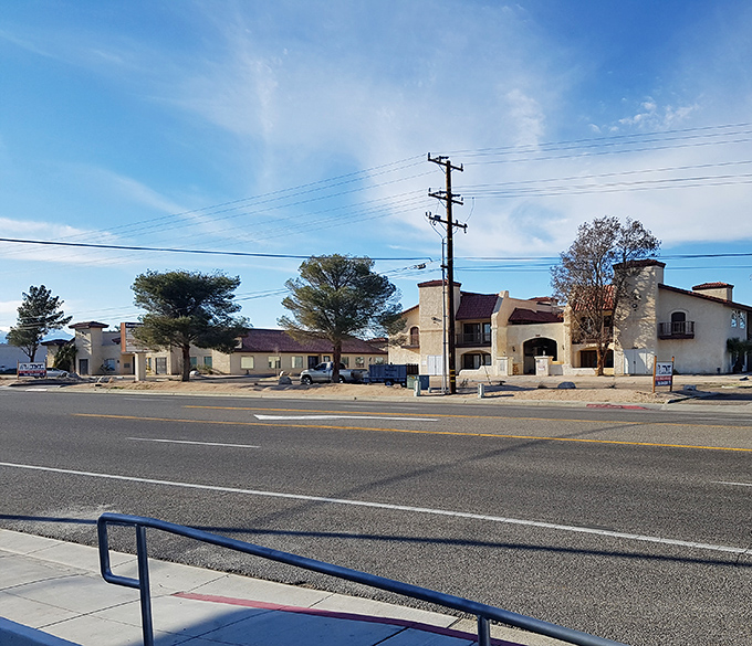 Clean lines and clear skies define this Mojave gem where retirement dreams become reality.