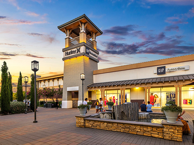 This isn't just a mall sign&mdash;it's a beacon of hope for your wallet. San Francisco Premium Outlets delivers big city brands at small town prices.